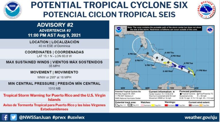Jay Fonseca - Emiten aviso de tormenta tropical para Puerto Rico e Islas Vírgenes